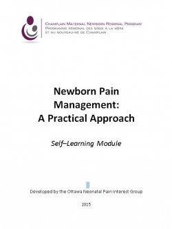 Self-Learning Modules - Champlain Maternal Newborn Regional Program